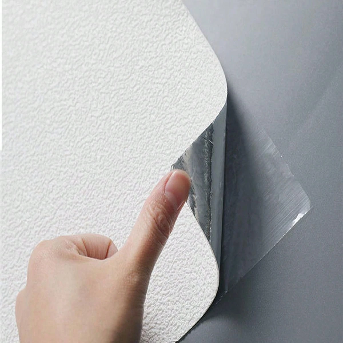 1 Roll 394'' X 20 Inch 3D Peel And Stick Wallpaper, White Self-Adhesive ...