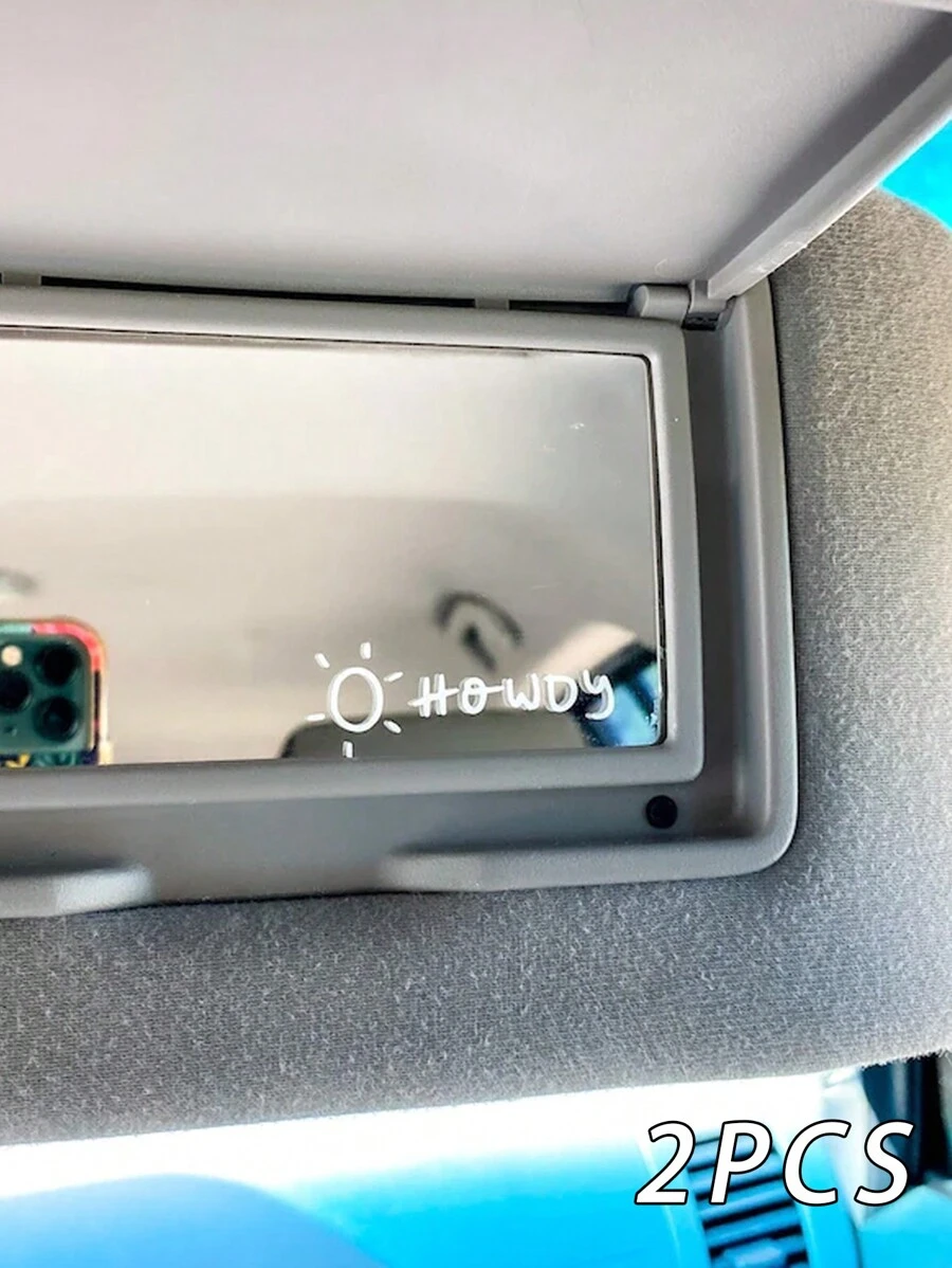 Howdy Car Sticker Cute Car Decal 2pcs | SHEIN USA