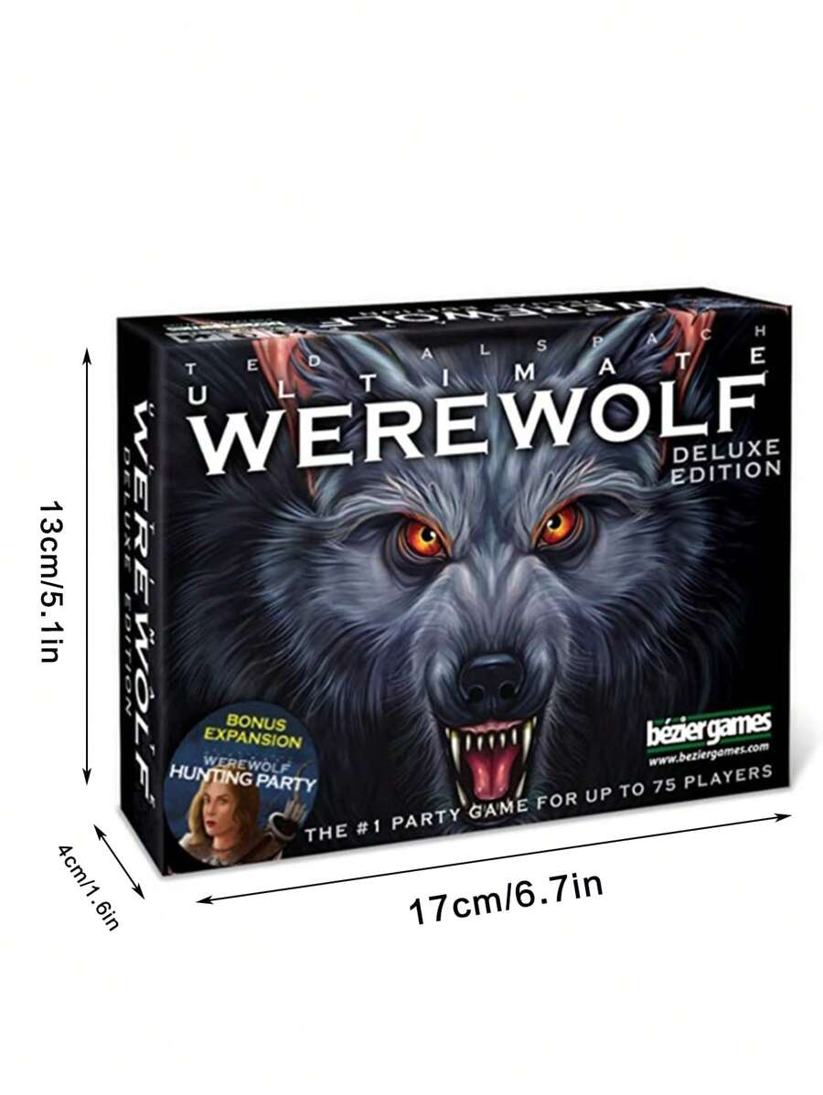1pc Board Game Card - English Version, One Night Ultimate Werewolf ...