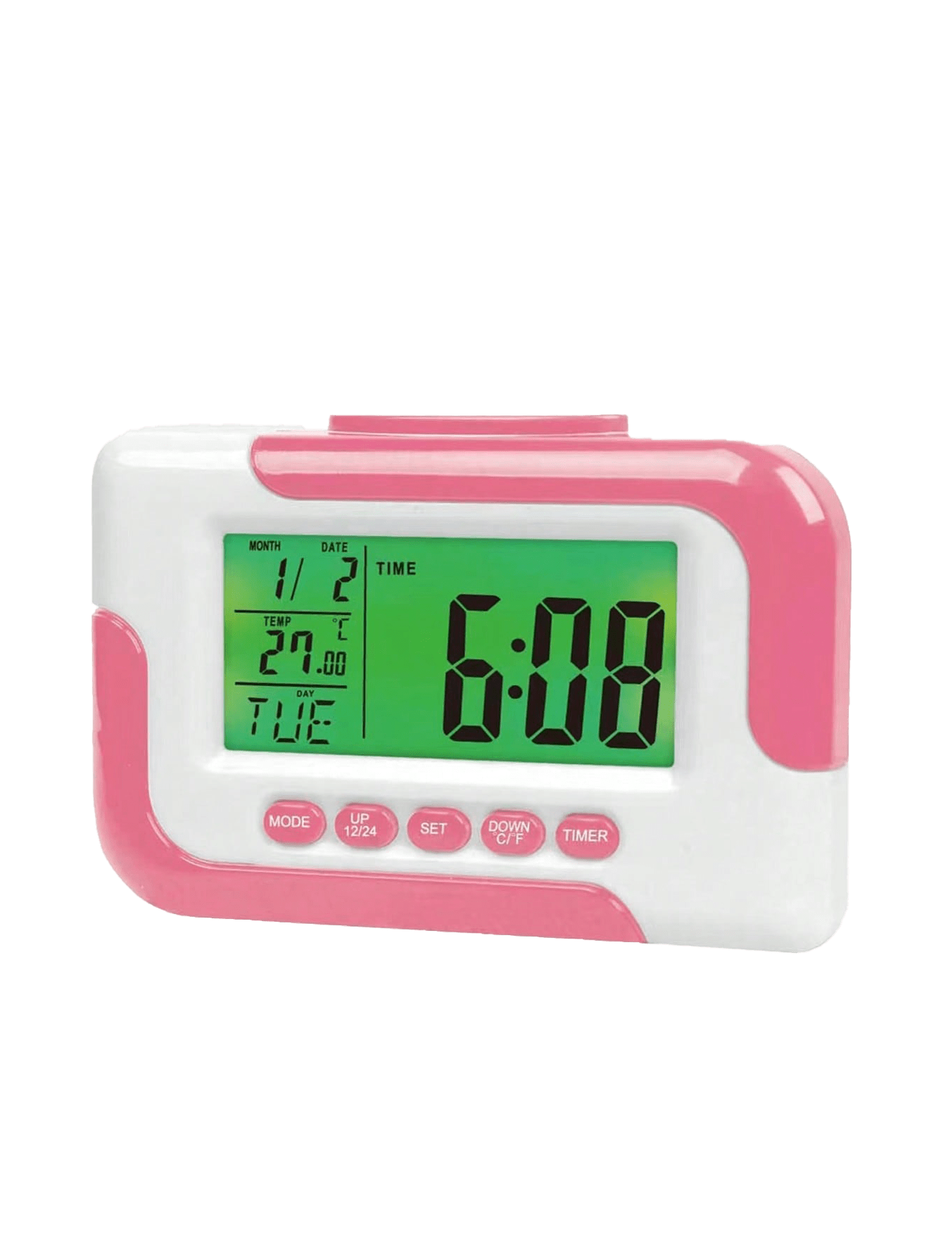 Cartoon Electronic Clock Car Model, Student Reading Clock, Digital ...