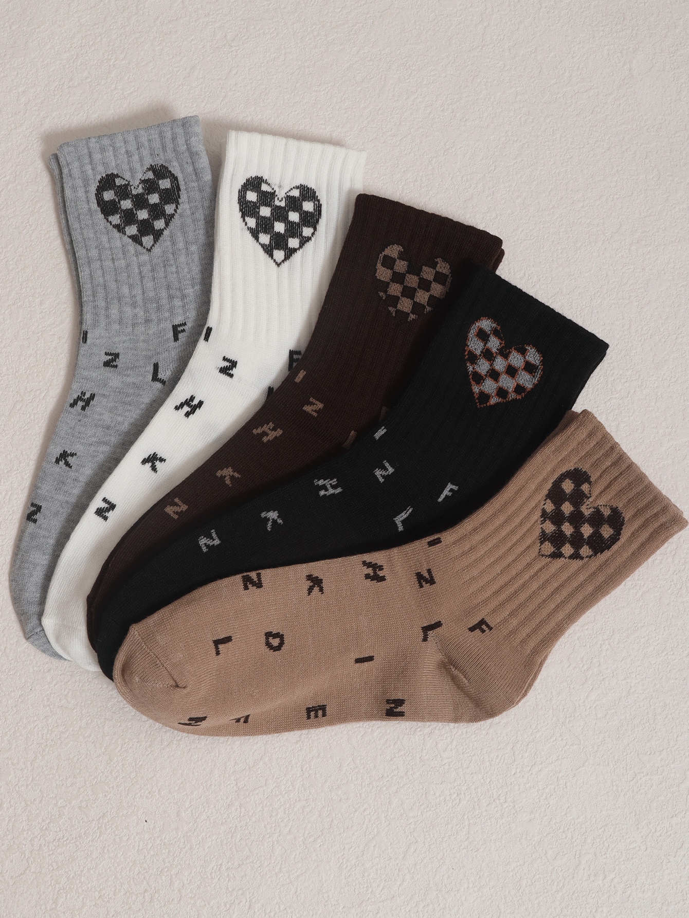 5 Pairs Women's Thin Casual Breathable Sweat-Absorbent Socks | SHEIN USA