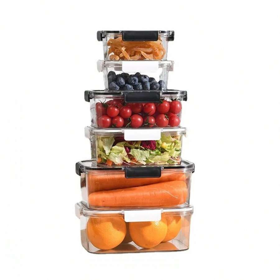 Food Storage Containers Set With Lids, Plastic Leak-Proof Containers ...