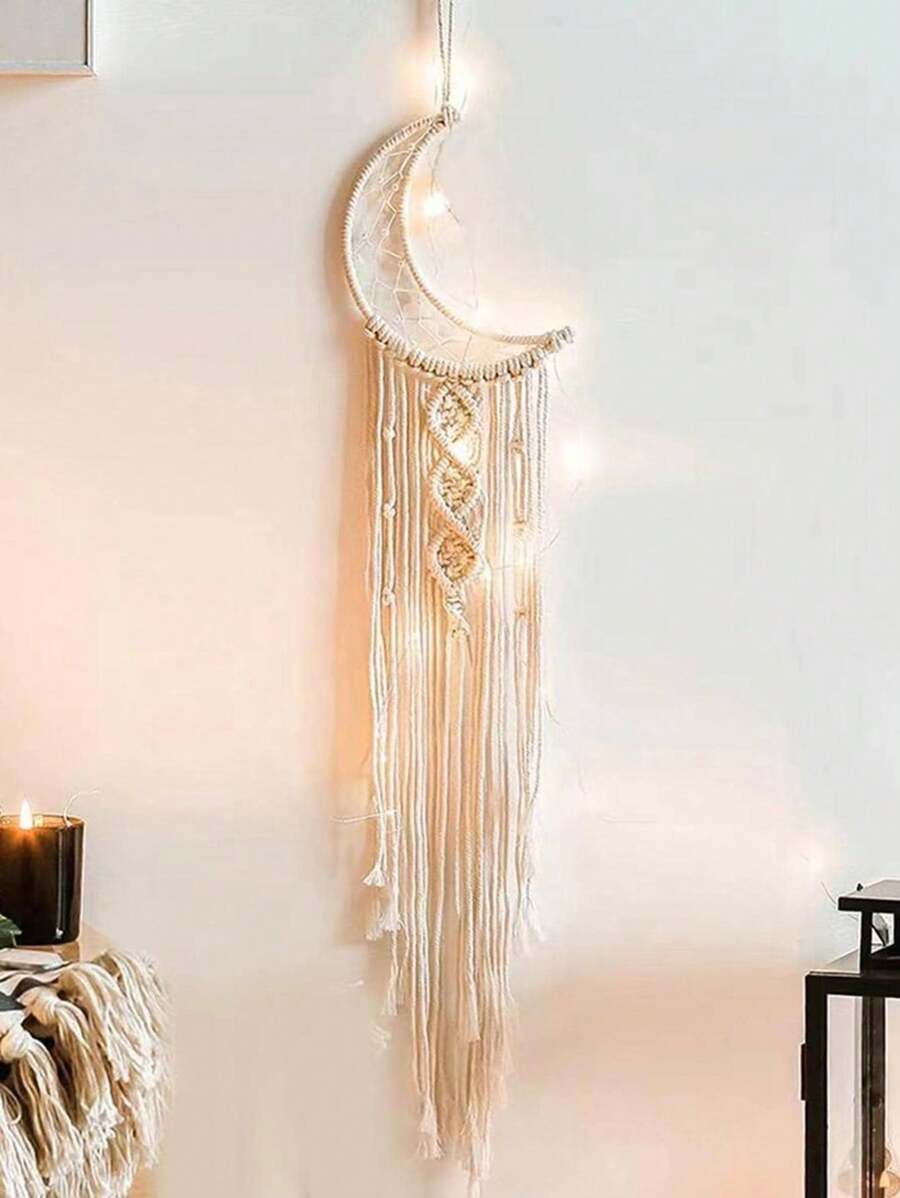 1 Stück Wandbehang Dekoration Im Mond & Sterne Design Mit Quaste ...