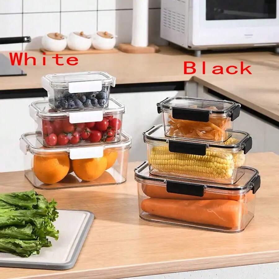 Food Storage Containers Set With Lids, Plastic Leak-Proof Containers ...