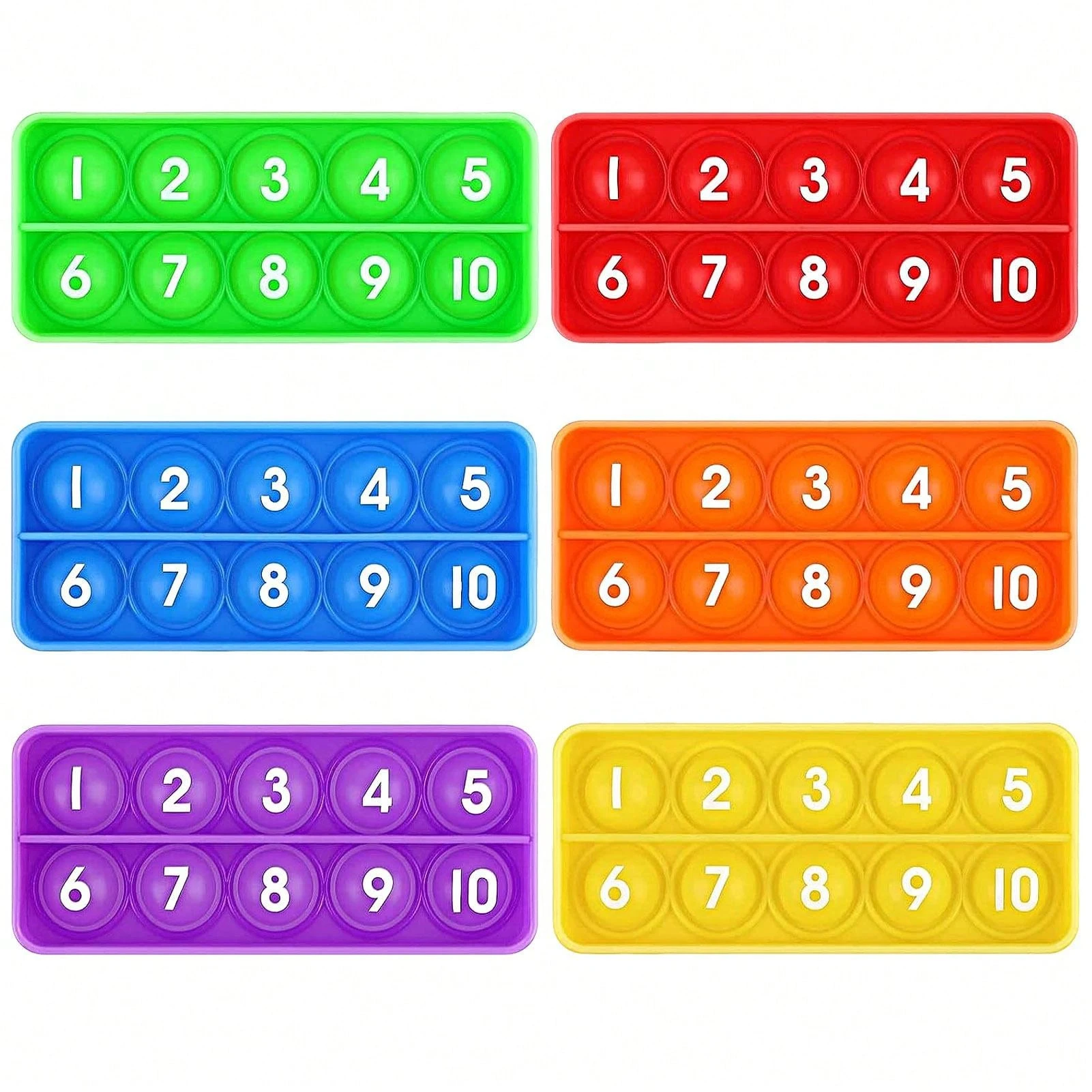 Ten Frames Math Pop Games Toy for Kids, Math Manipulatives for ...