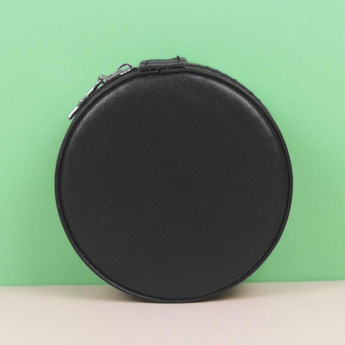 Black Circular Jewelry Box | SHEIN USA