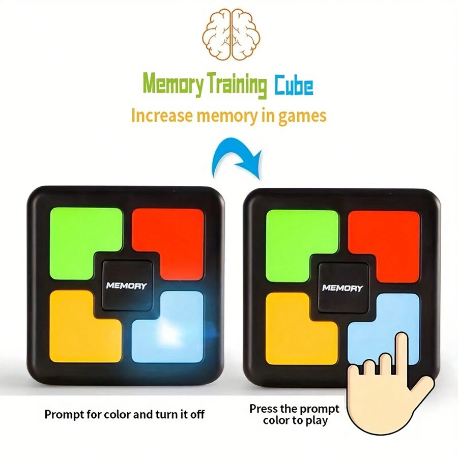 Square Memory Game Machine, Handheld Electronic Memory Game With Lights ...