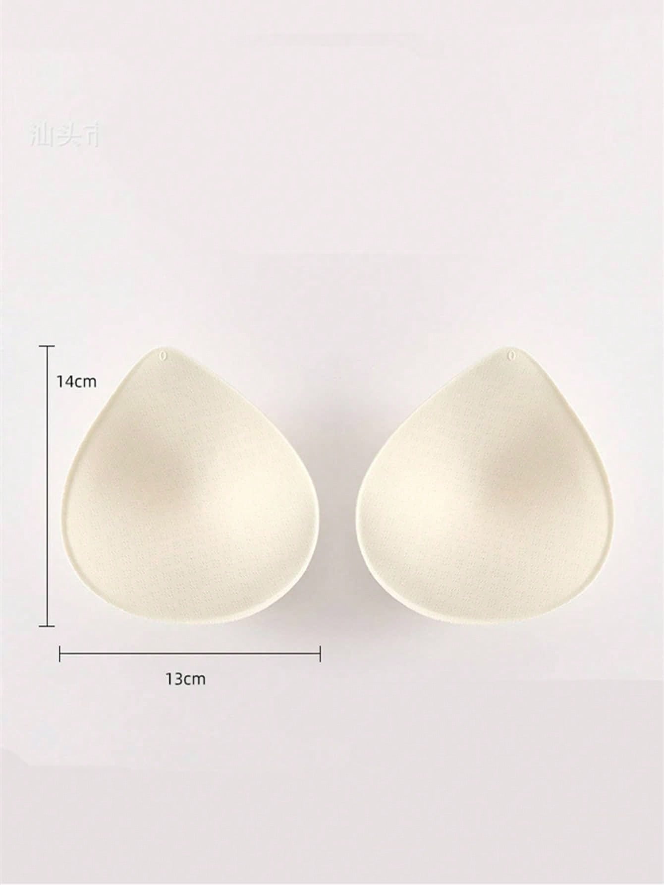 2pcs Flesh-colored Latex Bra Pads Suitable For Sports Bras And Bikini ...