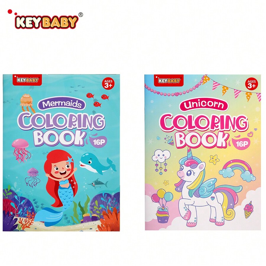 Multicolor Multi-function Coloring Book For Creative Drawing & Puzzle ...