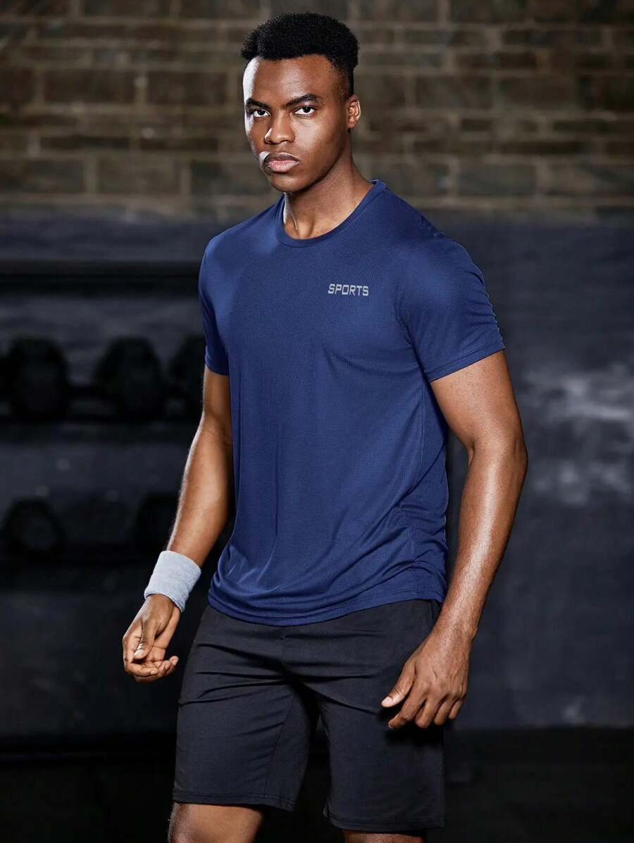 2pcs/Set Men's Sports Outfit Gym Clothes Men, Athletic Suit, Tracksuit ...