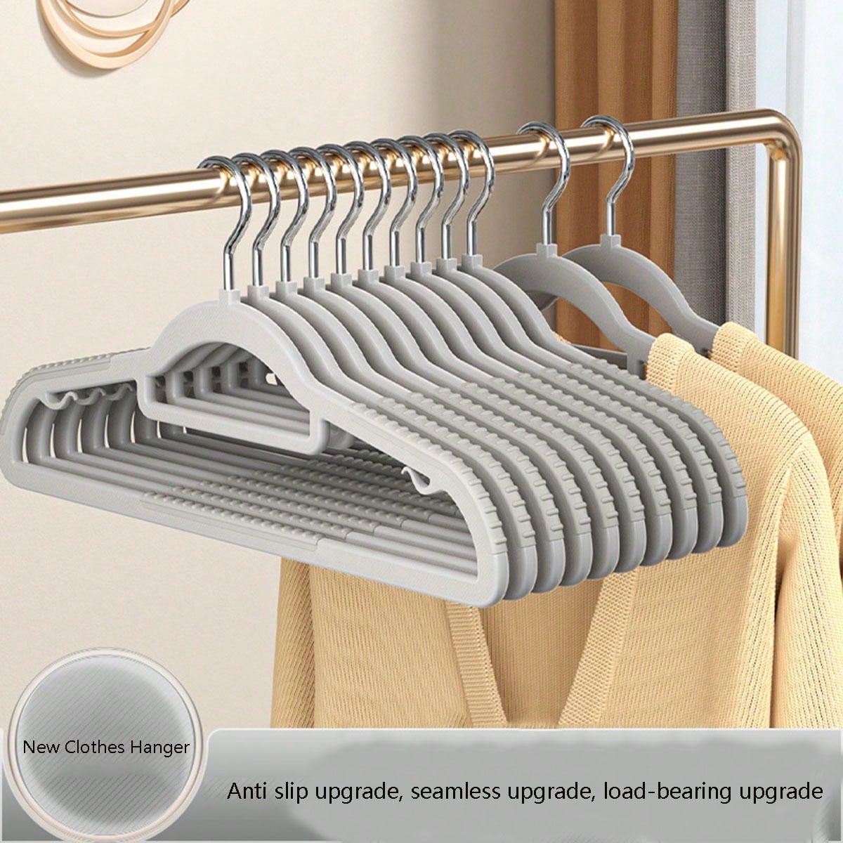 Household Clothes Hanger With Anti-slip & Anti-shoulder Bump Design ...