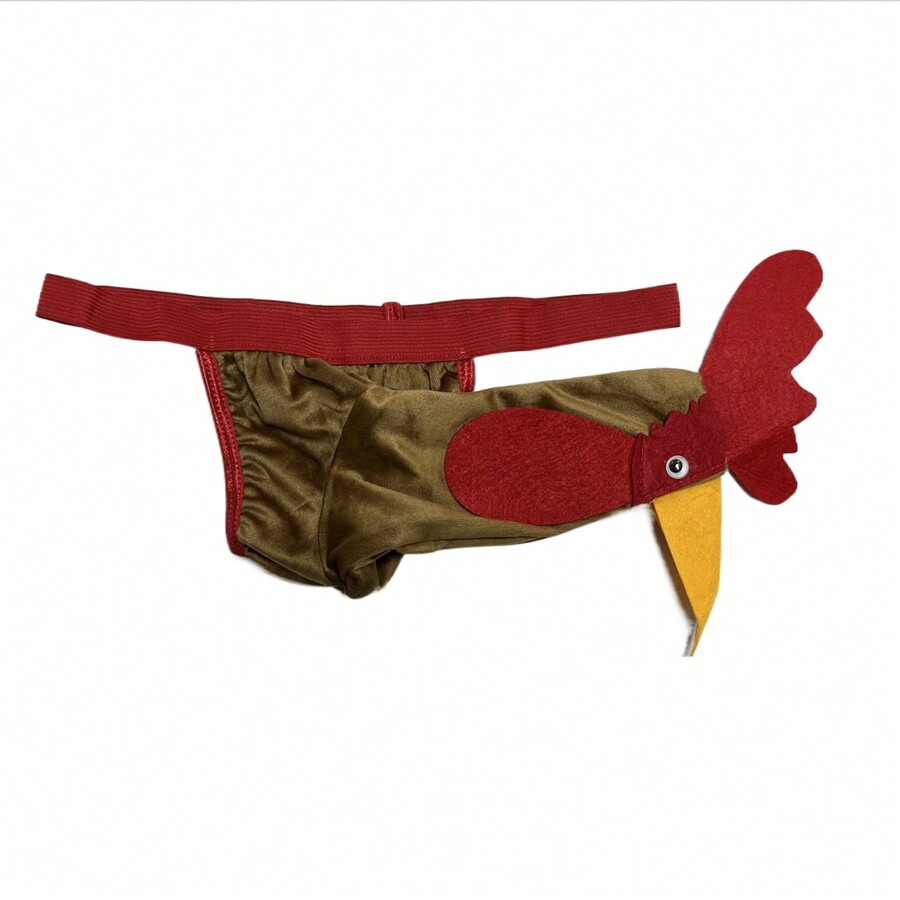 Men's Cute Animal Shaped Underwear Rooster Shaped Thongs Funny ...