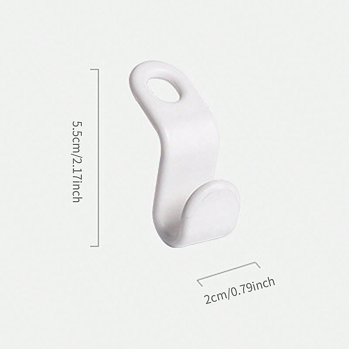 6 pcs (1 box)Clothes Hanger Connector Hooks Plastic Hooks Cascading ...