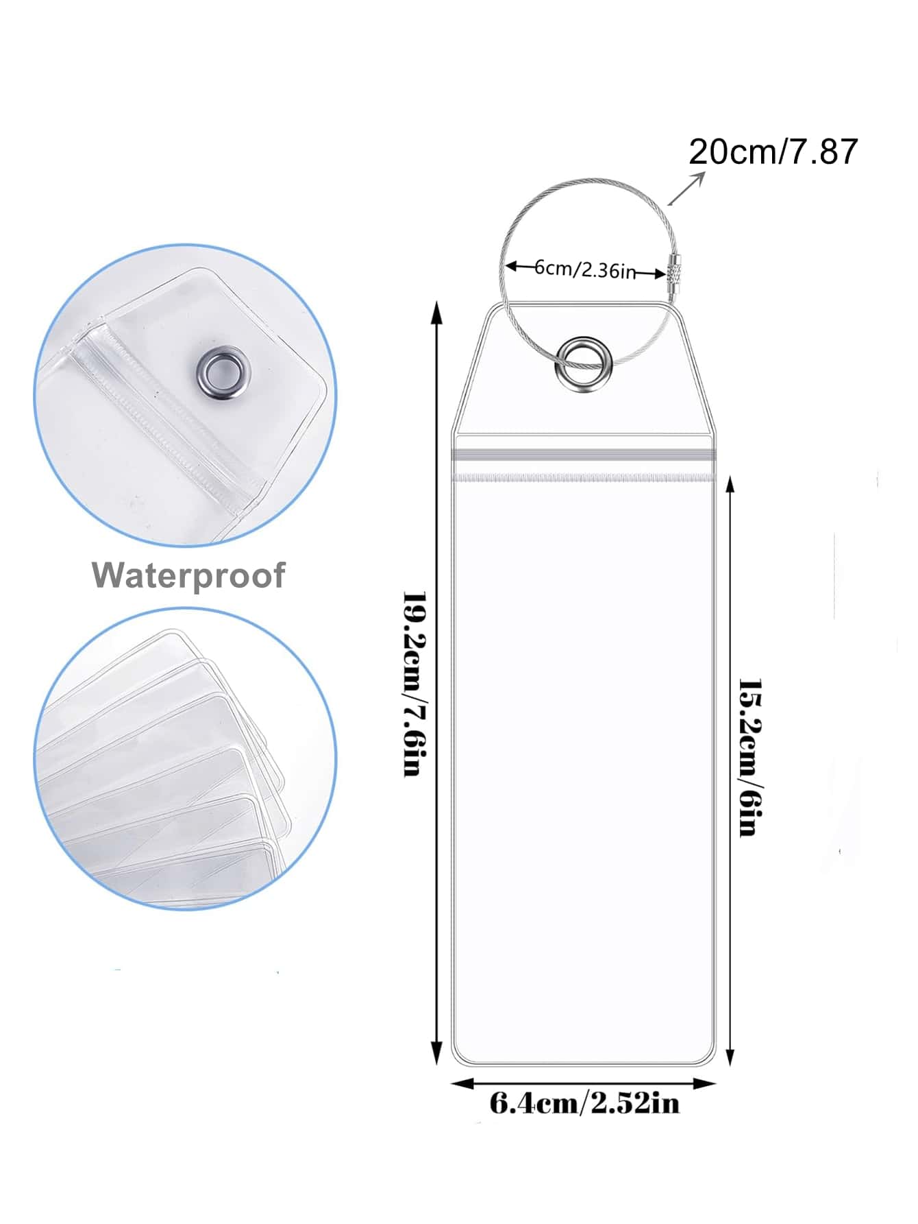 2pcs Cruise Luggage Tags, Waterproof Transparent Labels With Seal ...