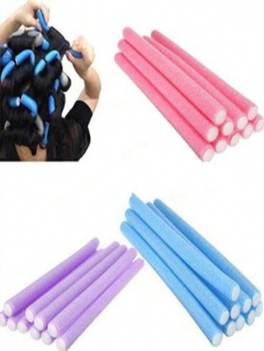 10pcs Multifunctional EPE Foam Hair Rollers, Sponge Curlers For Fluffy ...