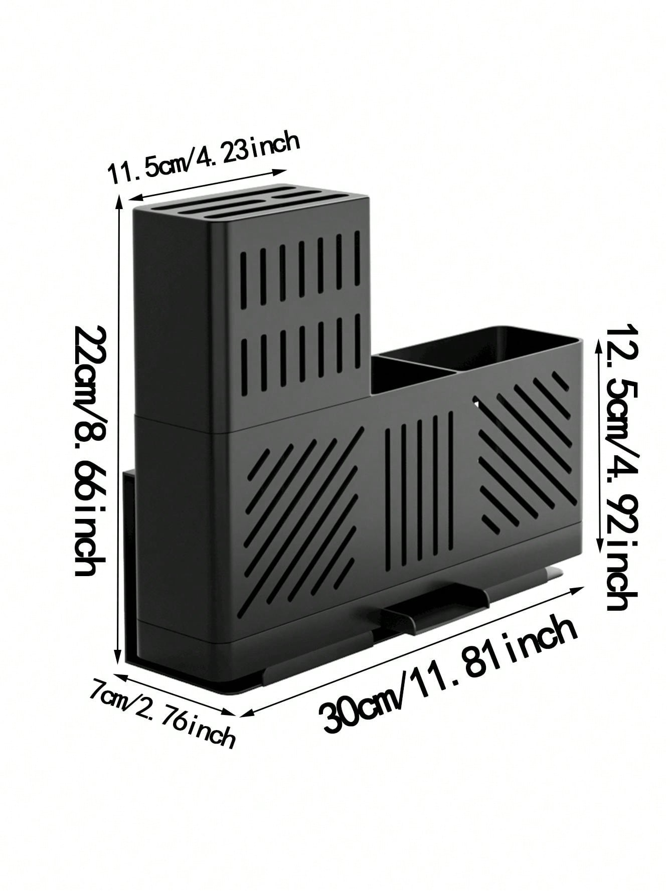 Adjustable Cutlery Drying Rack With Drainboard For Kitchen Utensils ...