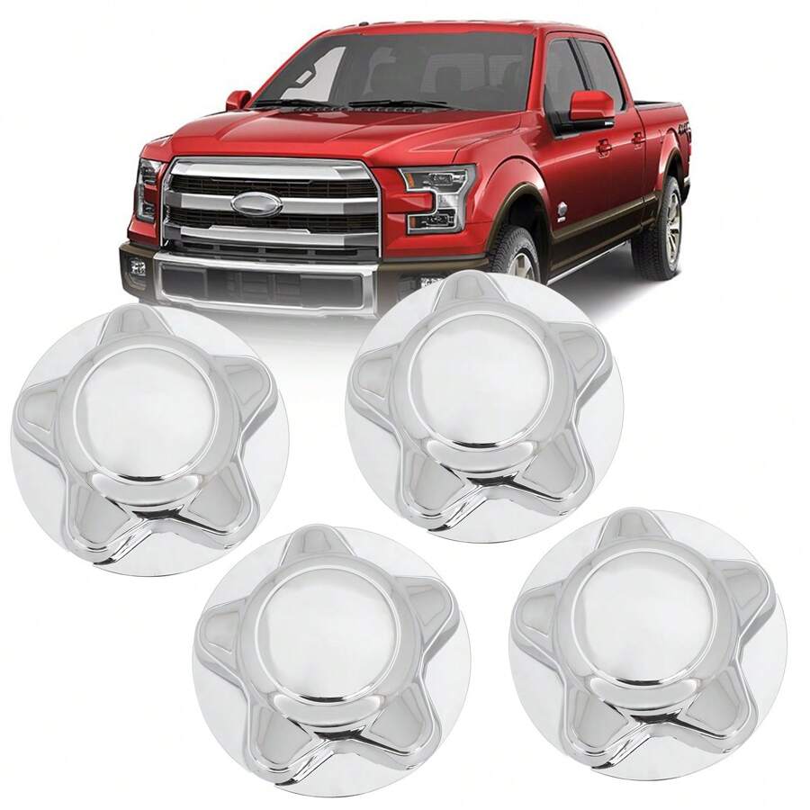 SET OF 4 7.8' Chrome Wheel Hubcap Center Cap Fits For 1997-2003 Ford's ...