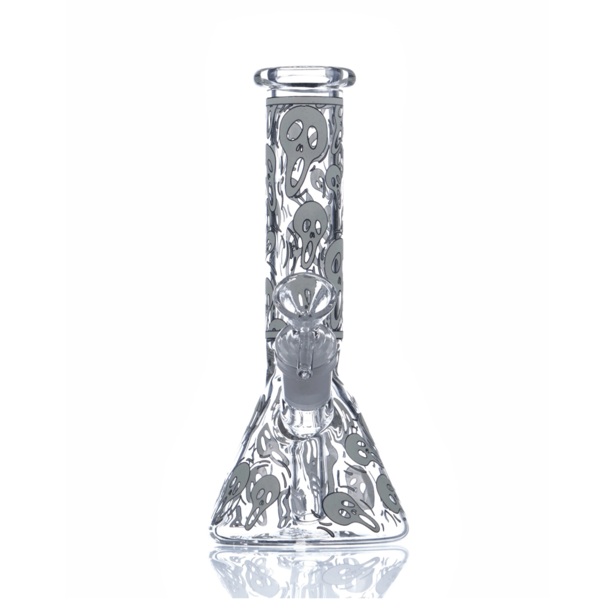 FIRE KIRIN Glass Pipe Mini with Downstem luminous Recyler Pipes 8inch ...