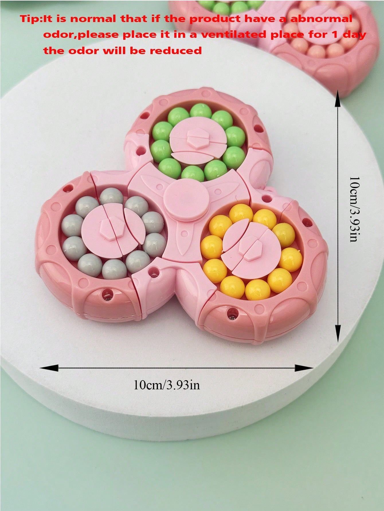 1pc Rubix Cube-shaped Fidget Toy With Six Rotating Sides, Stress Relief ...