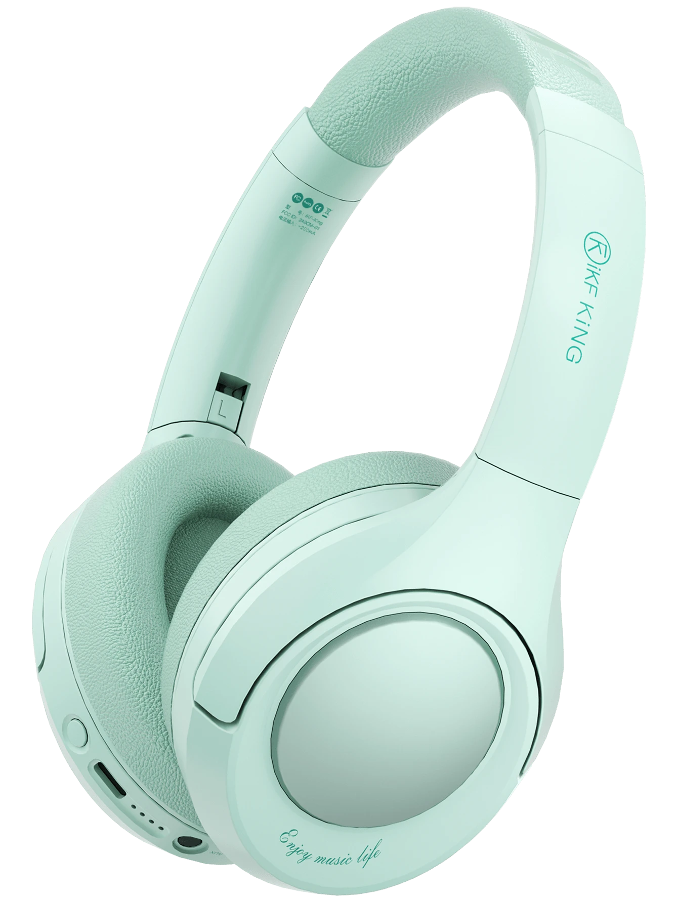 iKF King fashion headset wireless noise-cancelling headphone wired with ...