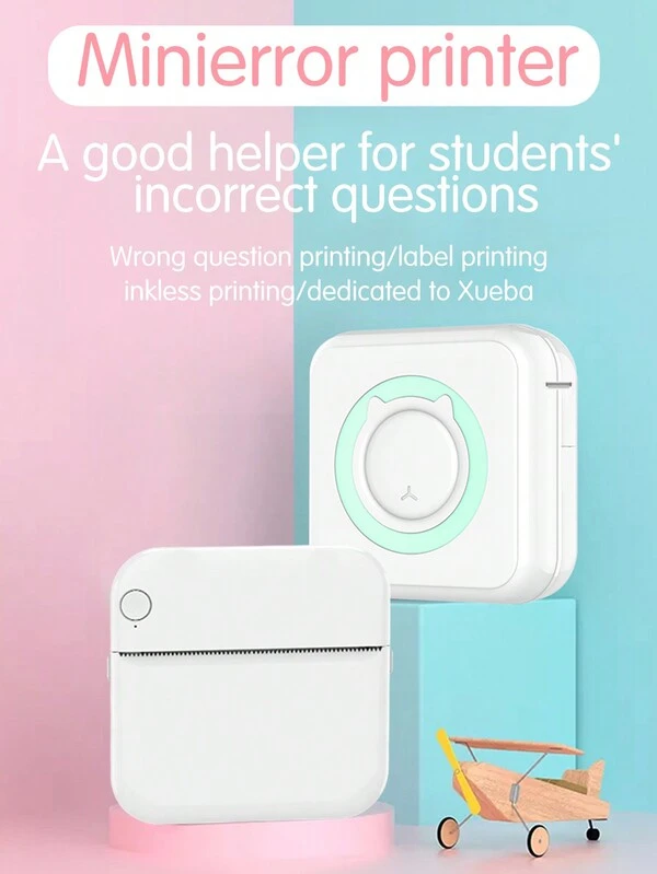 Portable Mini Printer With Connection For Printing Student's Mistakes ...