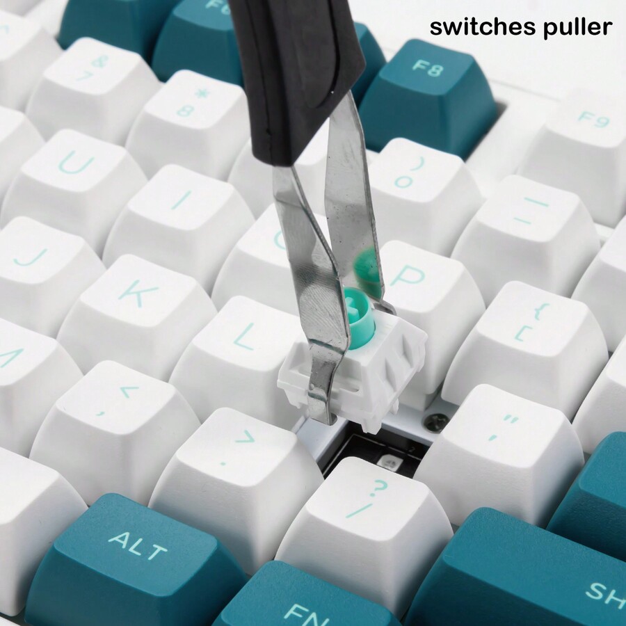 1pc Key Cap & Switch Puller 2-in-1 Picker Tool Stainless Steel Material ...