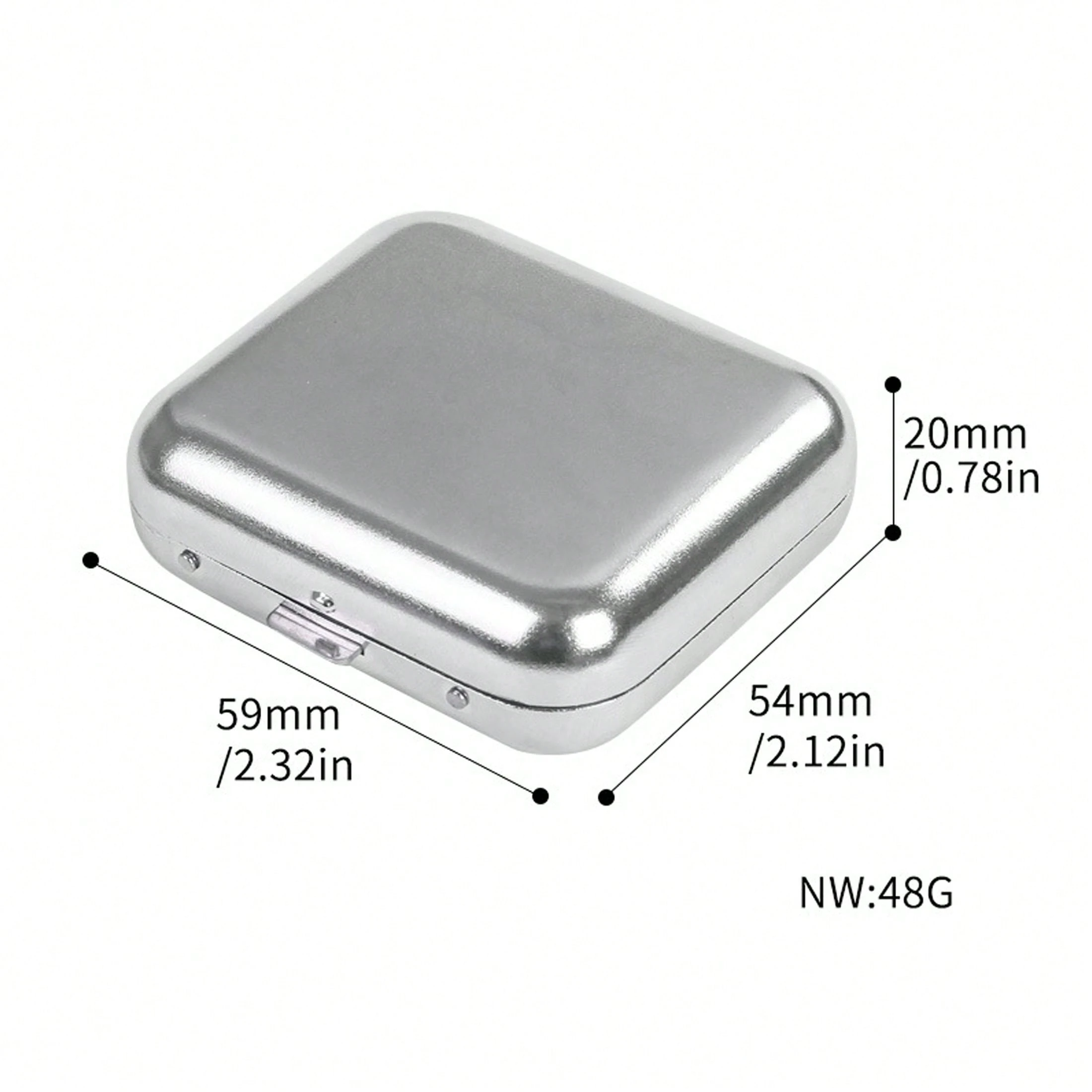 1pc Mini Metal Ashtray With Spring Clip, Portable Ashtray Suitable For ...