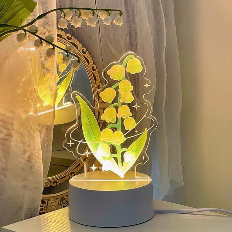 Candeeiro Ambiente Acrílico - Flor Lírio Do Vale | SHEIN Brasil