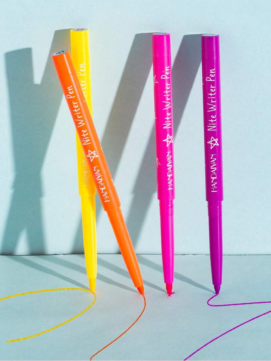 12 colors Face Body painting eyeliner pen set UV fluorescent waterproof ...