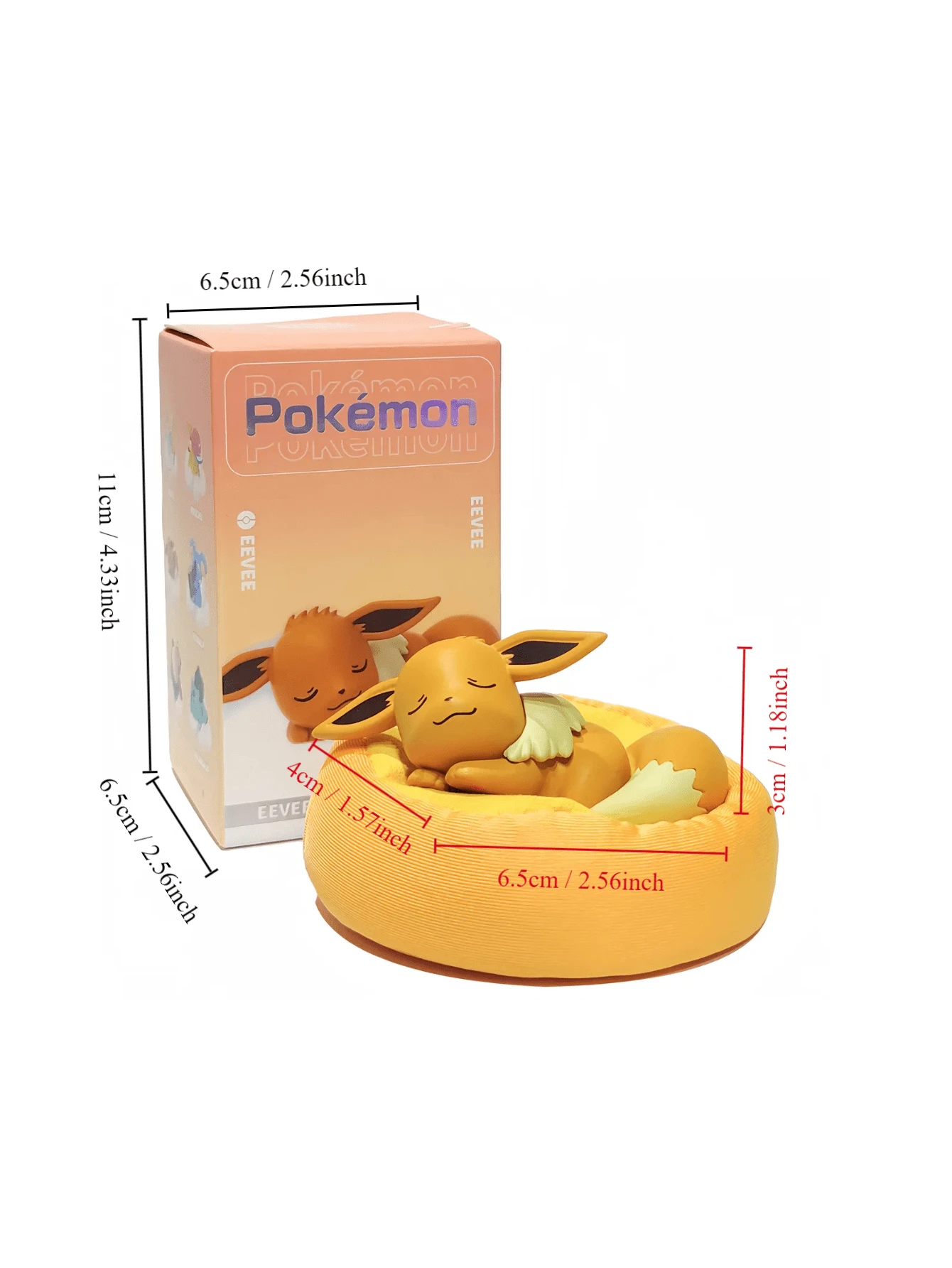 pokemon 1pc Genuine Eevee Character Creative Display Figure With ...