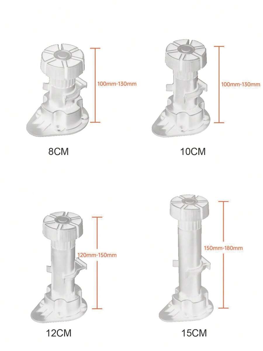 Adjustable Cabinet Legs Levelers - Premium Heavy Duty Cabinet Levelers ...