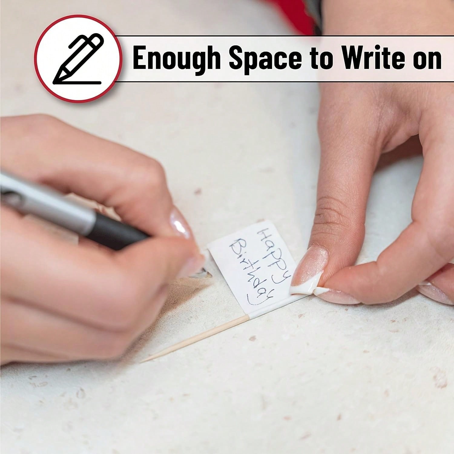 Blank Toothpick Flags, 100 Pcs, Cheese Markers, Cheese Labels for ...