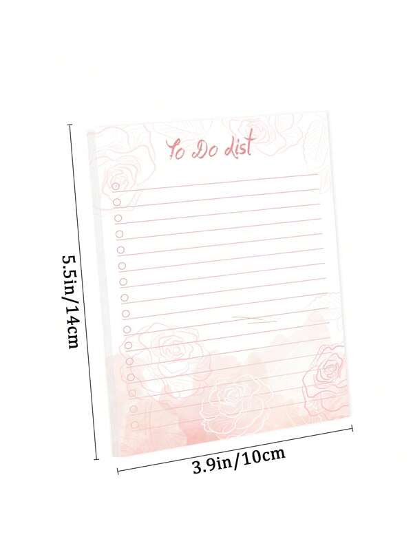 1pc To Do List Notepad - Undated Task CheckLists Planning Pad Tear-Off ...
