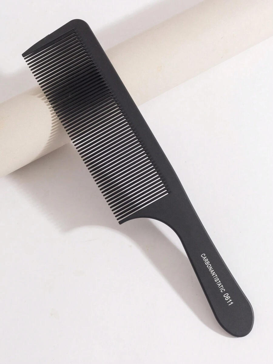 Carbon Fiber Comb, Black Anti- Comb With Wide-Tooth & Static-Free ...