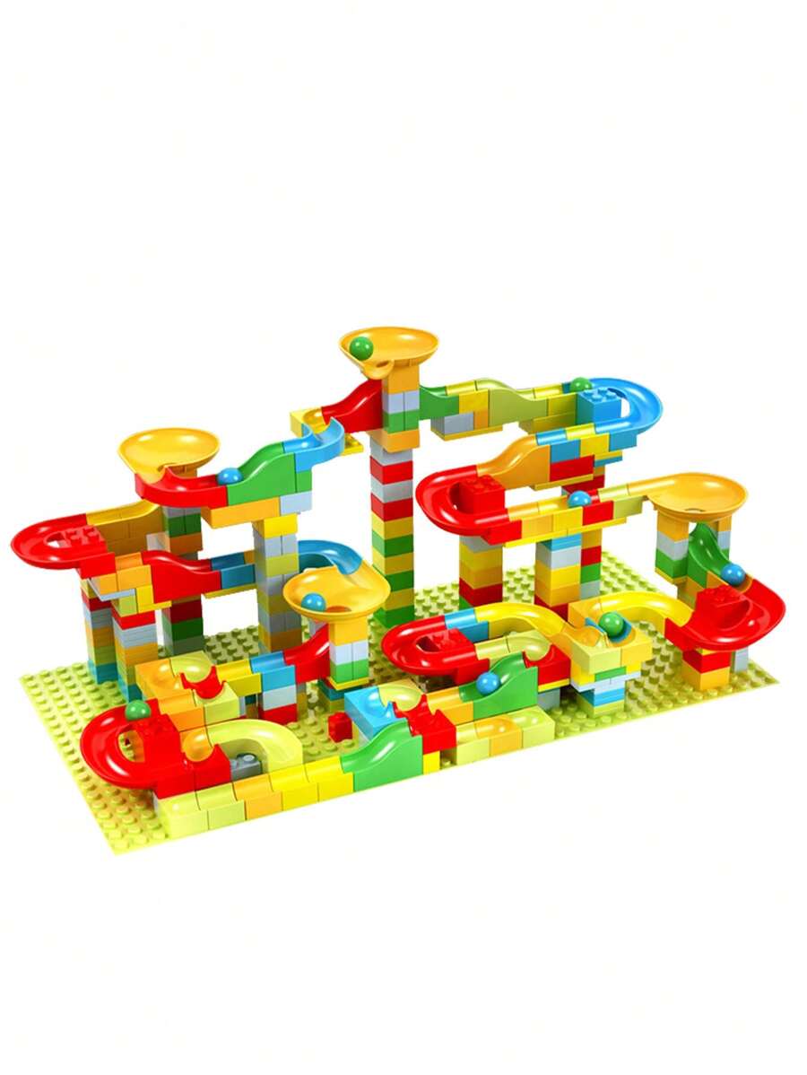 340Pcs Marble Run Building Blocks Classic Big Blocks STEM Toy Bricks ...