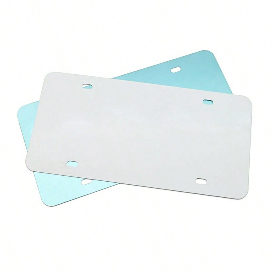 One Piece 1.0 Thick Blank License Plate Heat Transfer Aluminum Plate ...