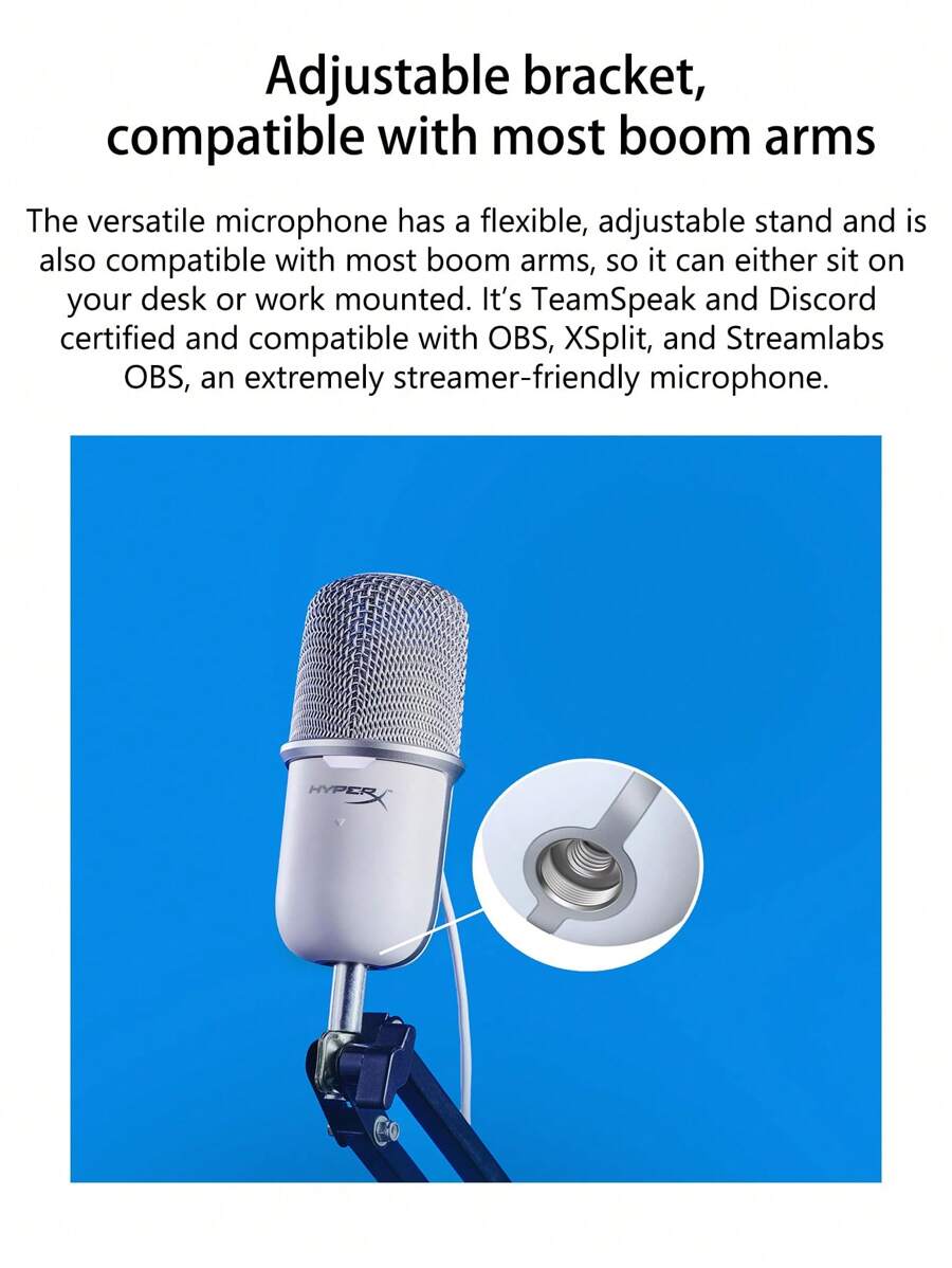 HyperX Original HyperX Solocast MIC Usb Condenser Gaming HYPER X ...