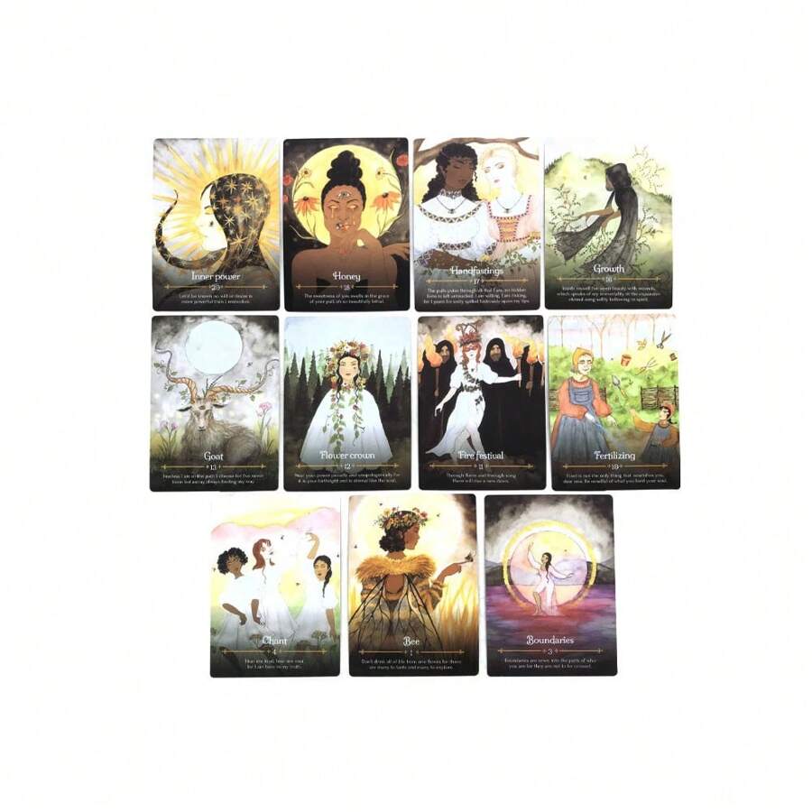 Seasons Of The Witch Beltane Oracle Card Set For Witches' Season, Play ...