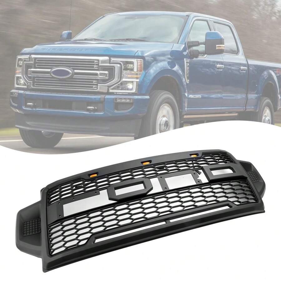 Raptor Style Front Bumper Grill Fit For F250 F350 F550 2021-2023 Super ...