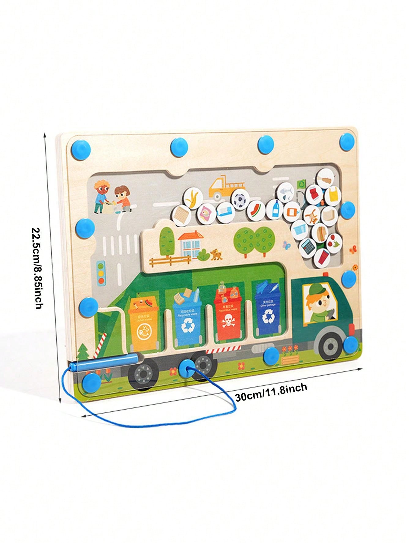 1 PCS Children's educational toy rolling ball garbage classification ...