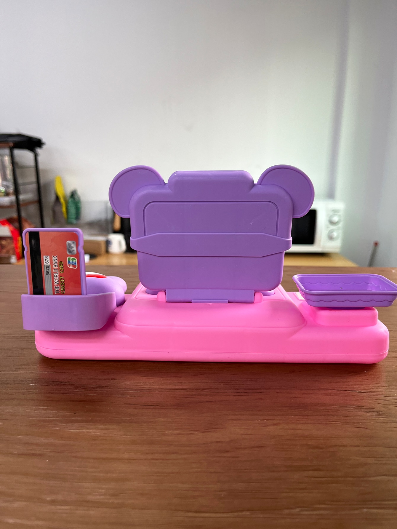 1pc New Arrival Purple Kids' Pretend Supermarket Cash Register Playset ...