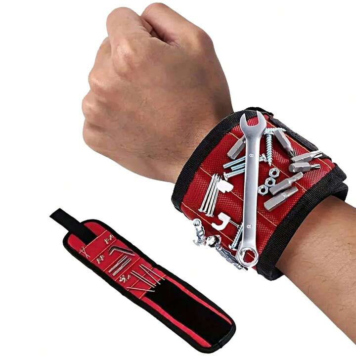 Magnetic Wristband With 10 Super Strong Magnets For Holding, 47% OFF