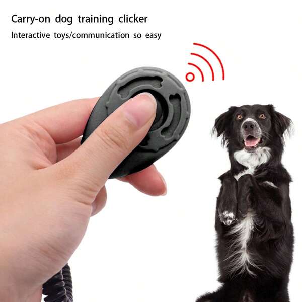 1pc Pet Training Clicker With Wrist Strap - Dog Training Clicker, Pet ...
