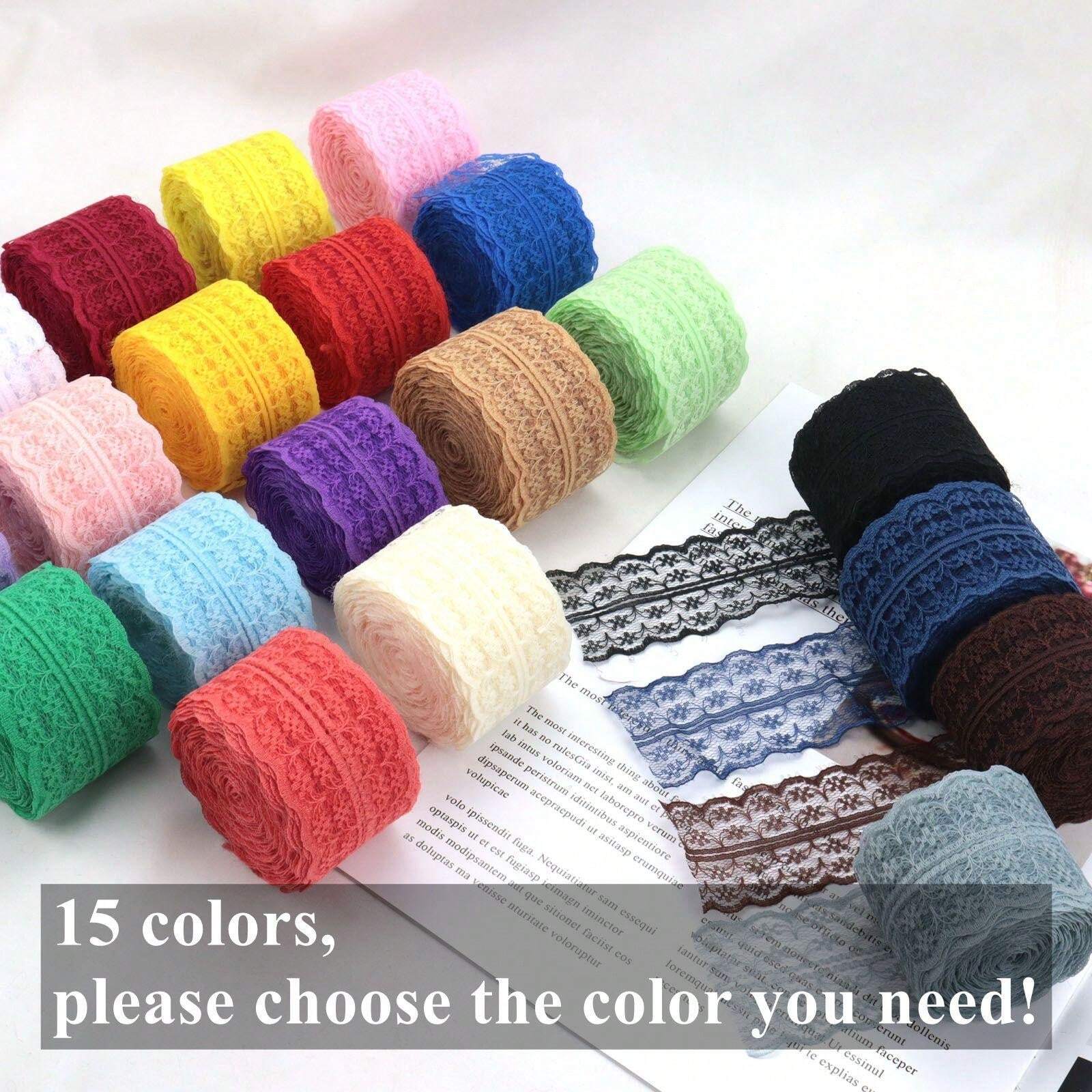 10 Yards Lace Ribbon Red Lace Trim Lace Fabric by the yard for Bridal ...