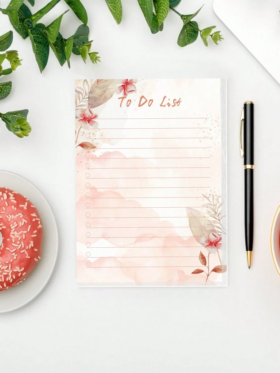 BUBU 1pc To Do List Notepad - Undated Task Check Lists Planning Pad ...