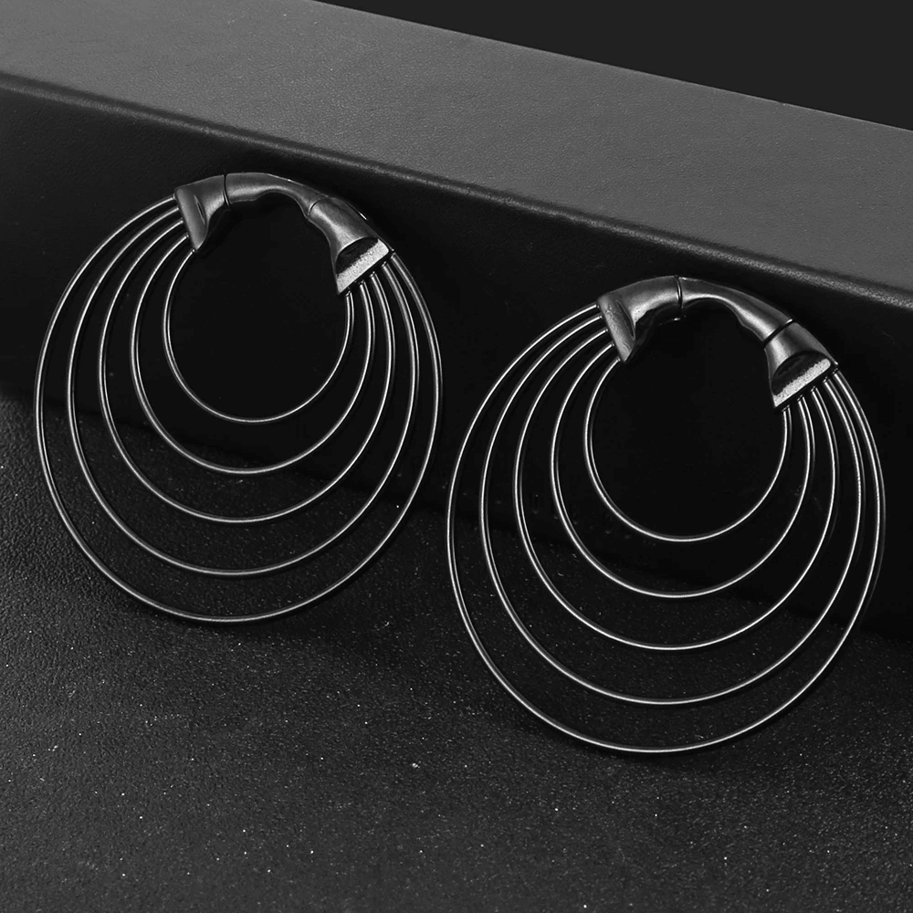 1pc 2g 6mm Ear Hoop Expander Stainless Steel Earlobe Weights Hangers ...