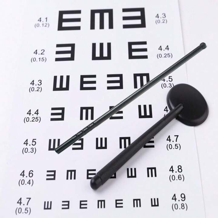 1 Set Of Eye Charts, Including Standard Logarithmic Visual Acuity Chart ...