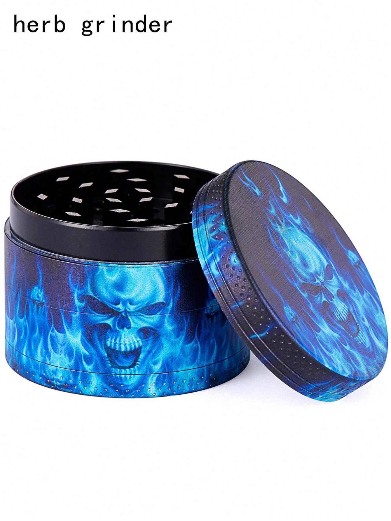 1pc 50mm Diameter Metal Grinder With Unique Uv Print Design For ...