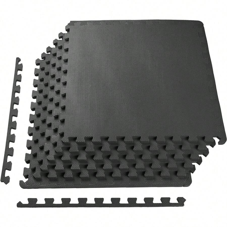 Puzzle Exercise Mat with EVA Foam Interlocking Tiles for MMA, Exercise ...