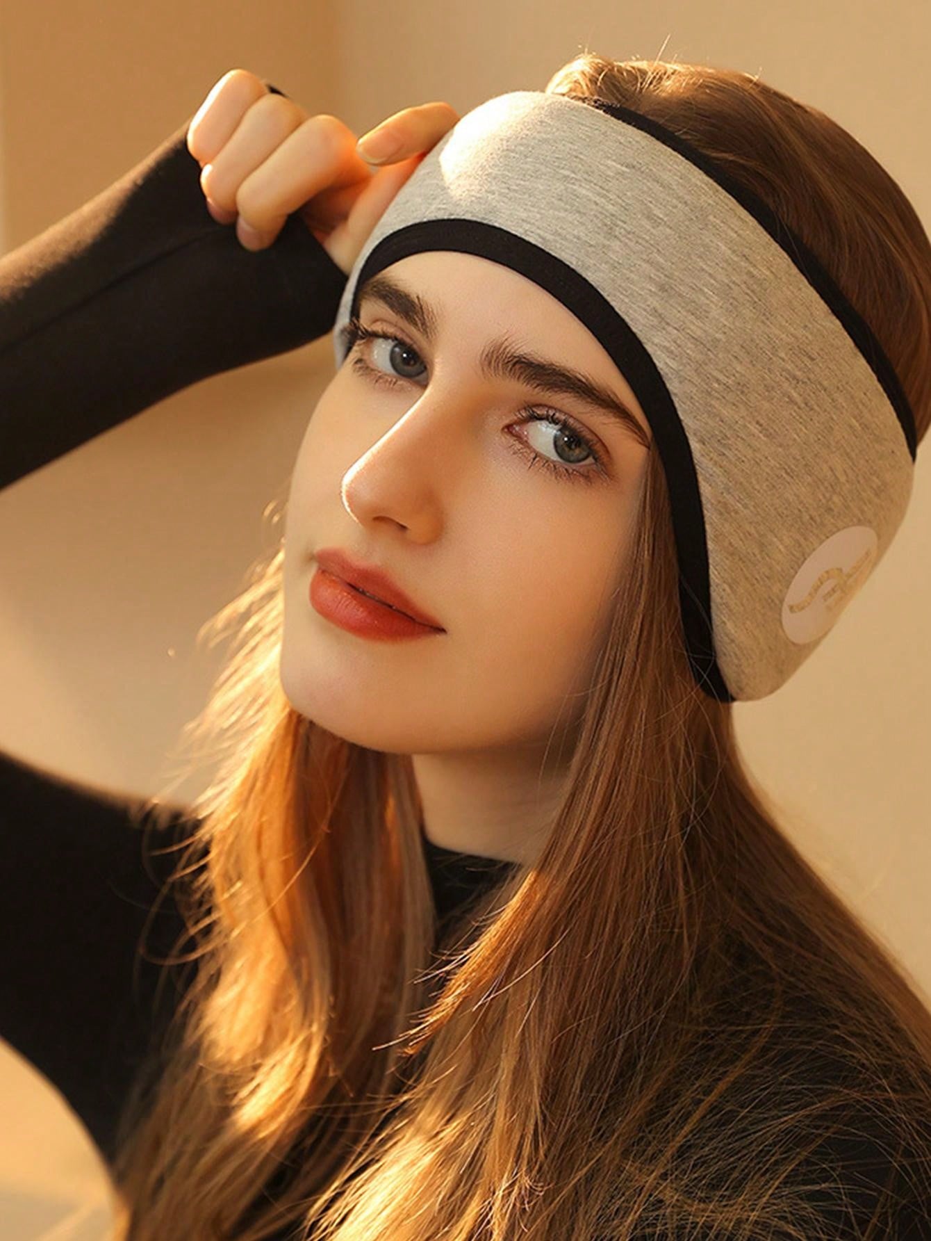 1pc Noise-cancelling Sleeping Ear Muffs, Adjustable Magic Tape Eye Mask ...